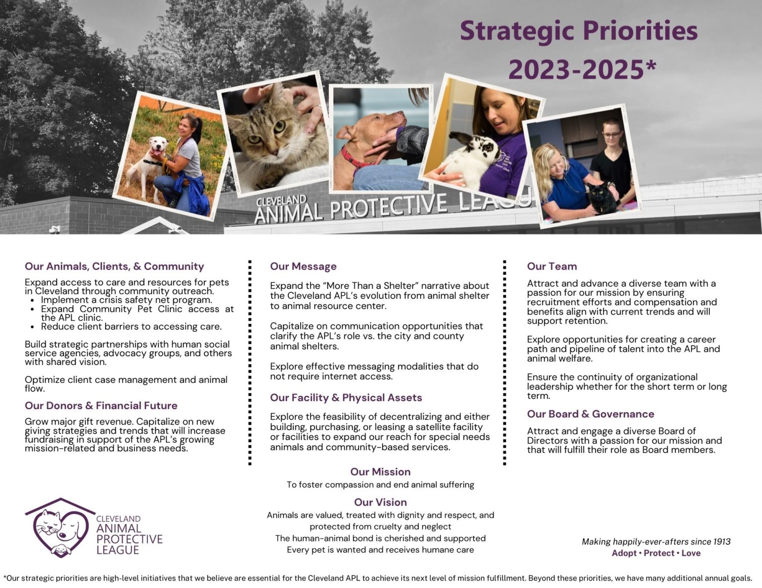 More About the Cleveland APL | Cleveland Animal Protective League